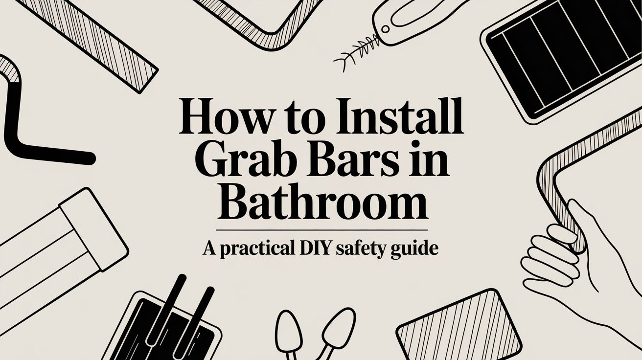How to Install Grab Bars in Bathroom: A Practical DIY Safety Guide ...